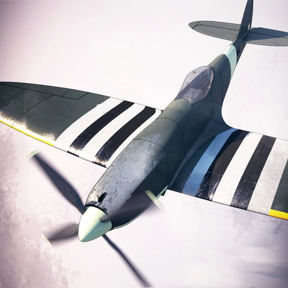 R/C – Supermarine Spitfire Mk XVI by 3DLabPrint | Download free STL ...