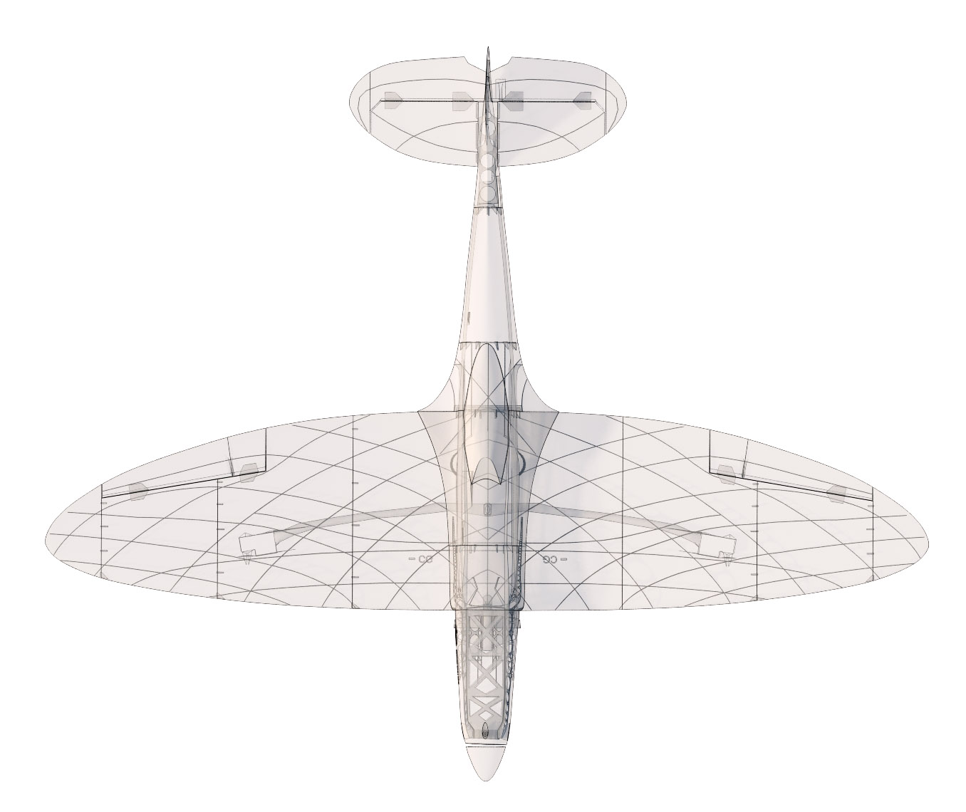 R/C – Supermarine Spitfire Mk XVI by 3DLabPrint | Download free STL ...