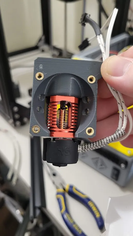E34M1/EVA 3 Dragon Hotend Mount by jonspaceharper | Download free STL model | Printables.com