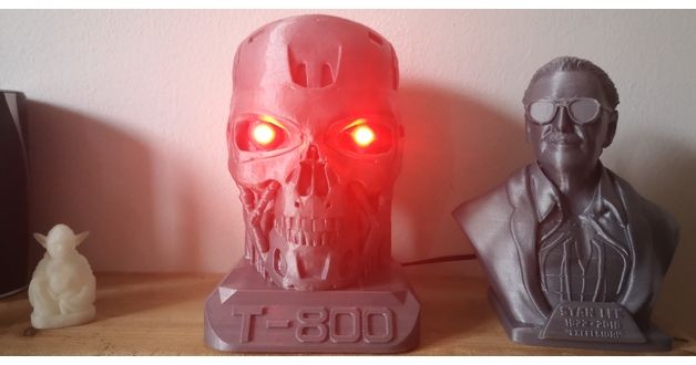 eyes for T800 Bust von Les impressions D'ega | Kostenloses STL-Modell ...