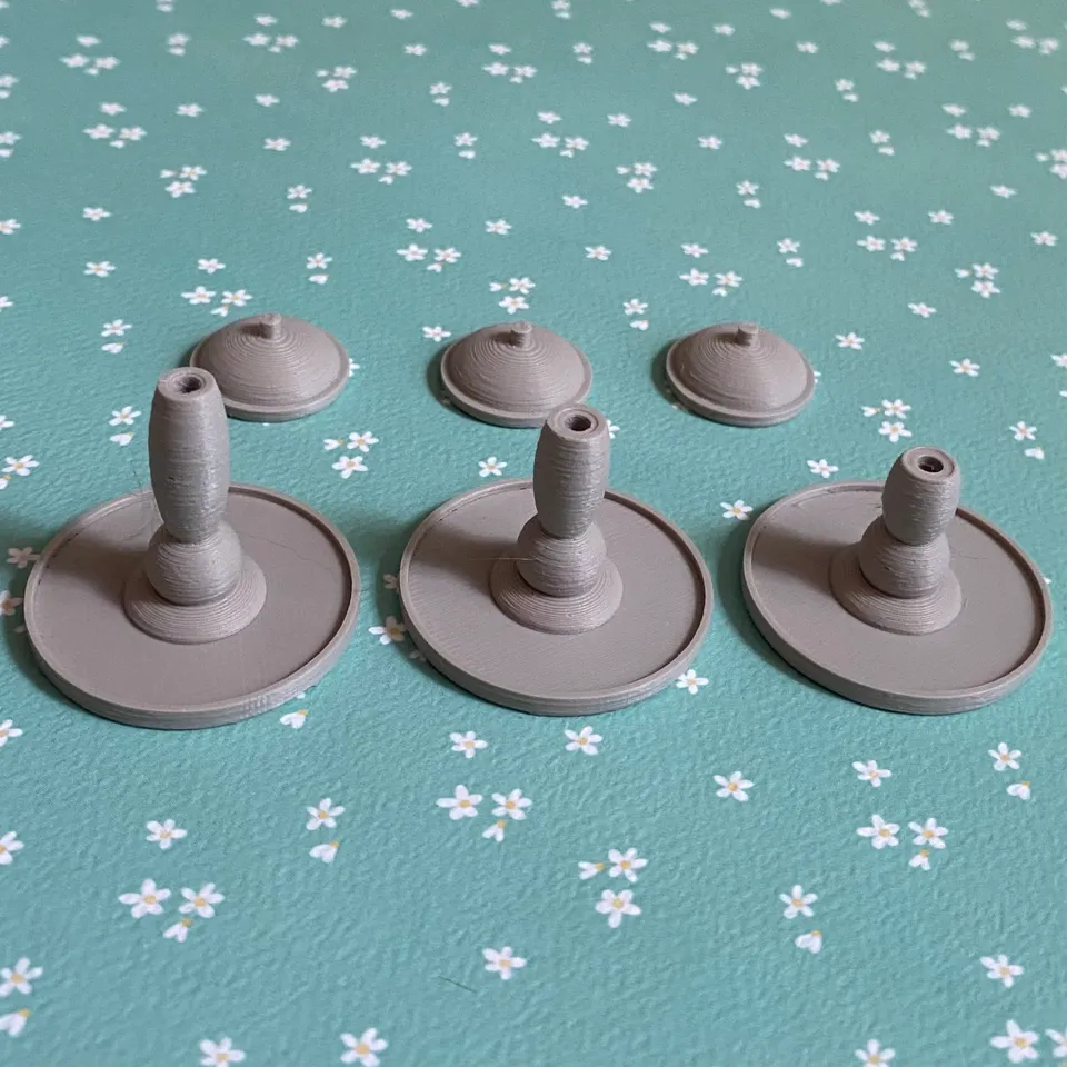Medium Miniature Pedestal Tables by ensatina | Download free STL model ...