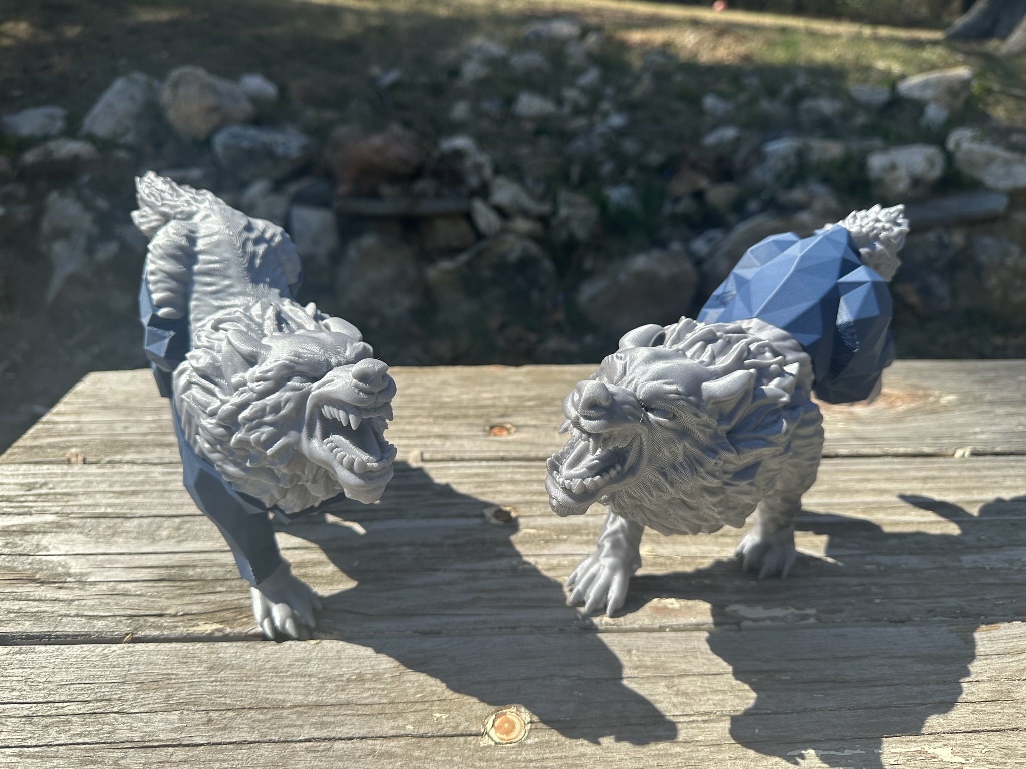 Lupine Reliquary (Wolf Box) for Dice by Dog Box | Download free STL ...