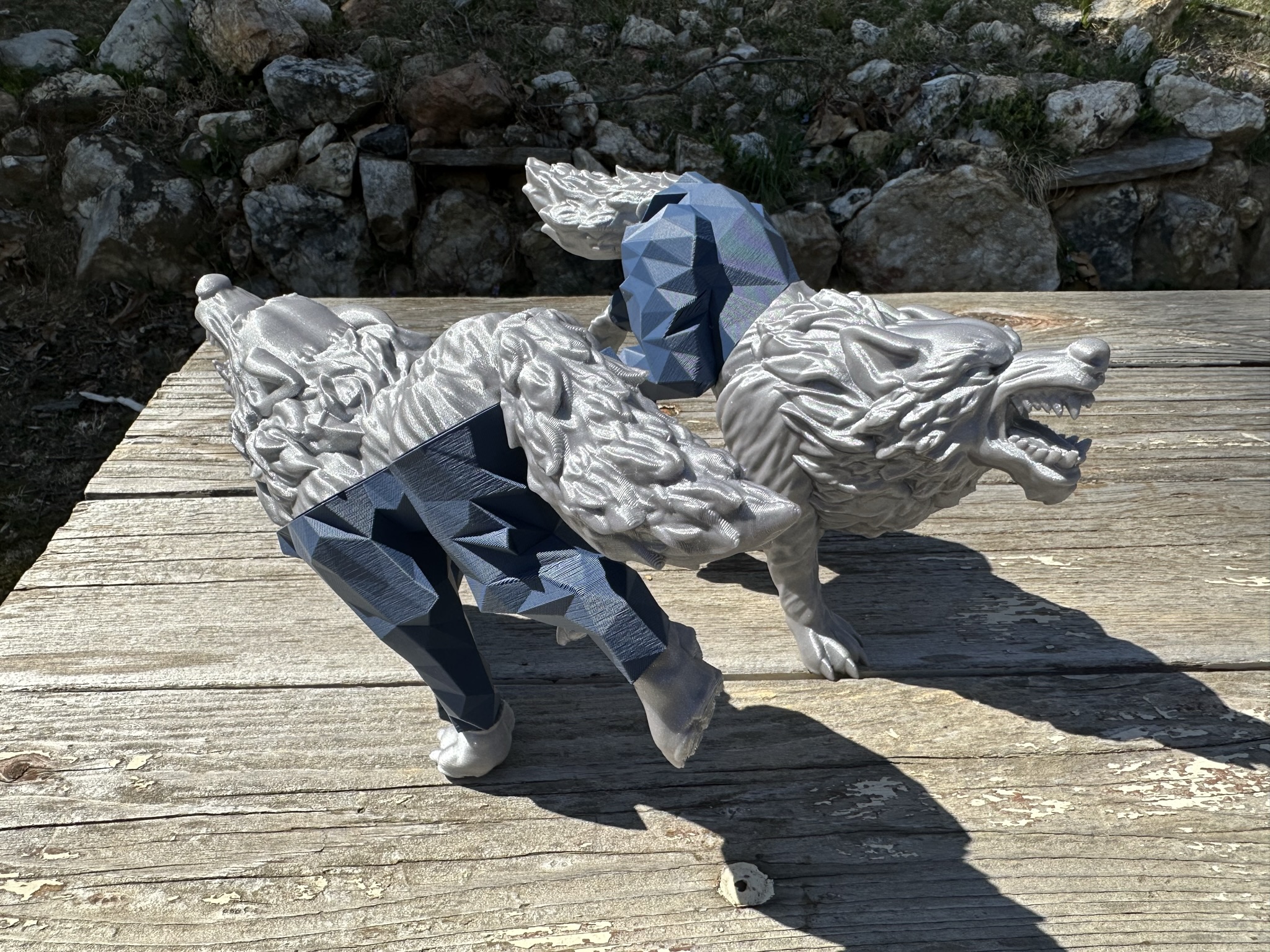 Lupine Reliquary (Wolf Box) for Dice by Dog Box | Download free STL ...