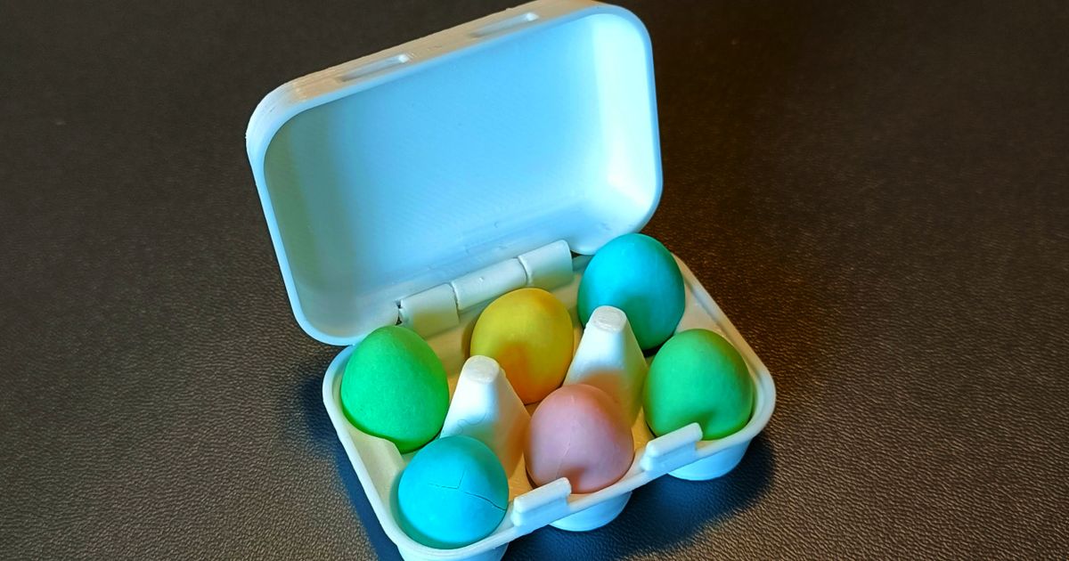 Mini Eggs Carton by Lyl3 | Download free STL model | Printables.com