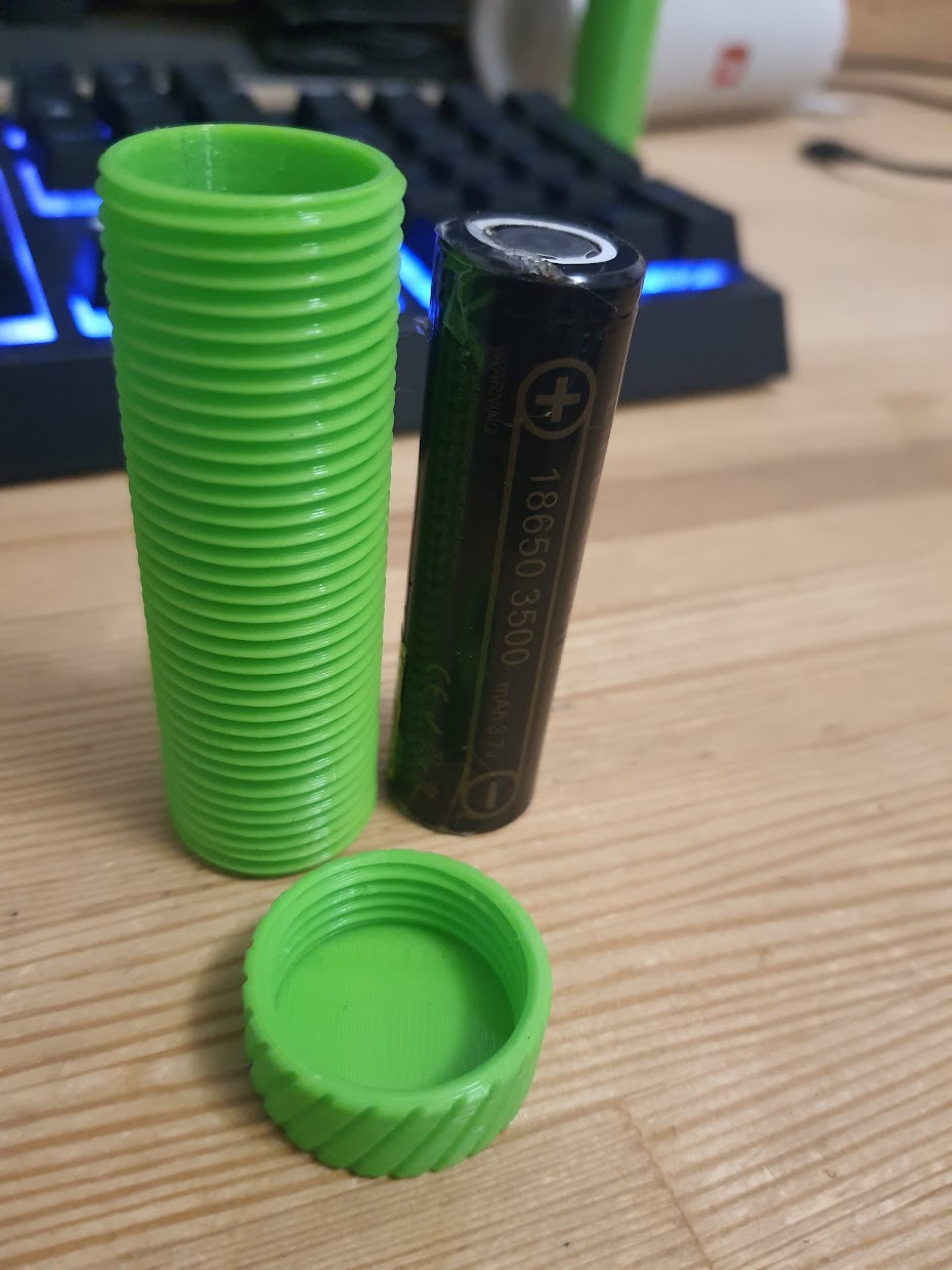 18650 battery case by ciamciam_w | Download free STL model | Printables.com