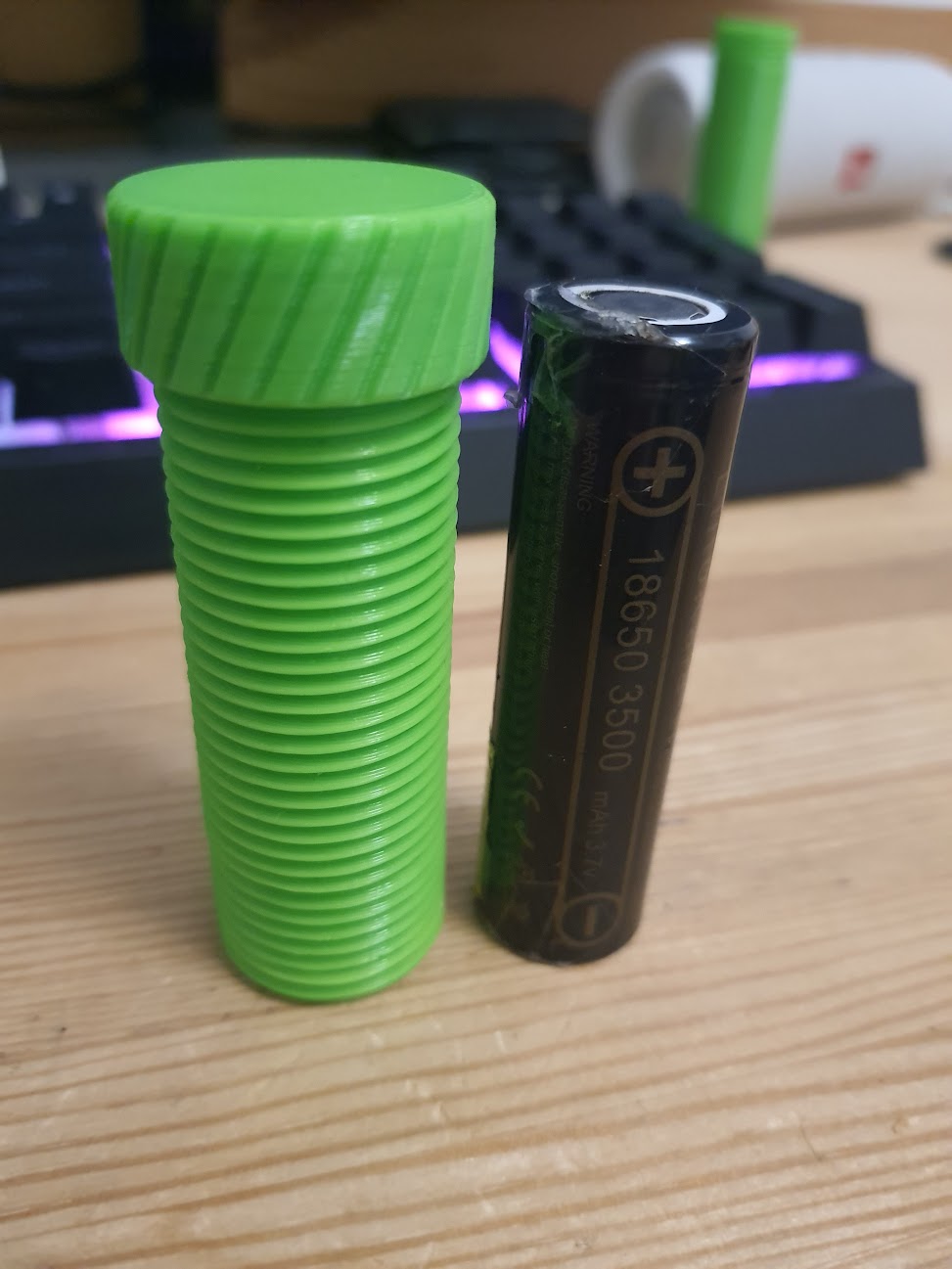 18650 battery case by ciamciam_w | Download free STL model | Printables.com