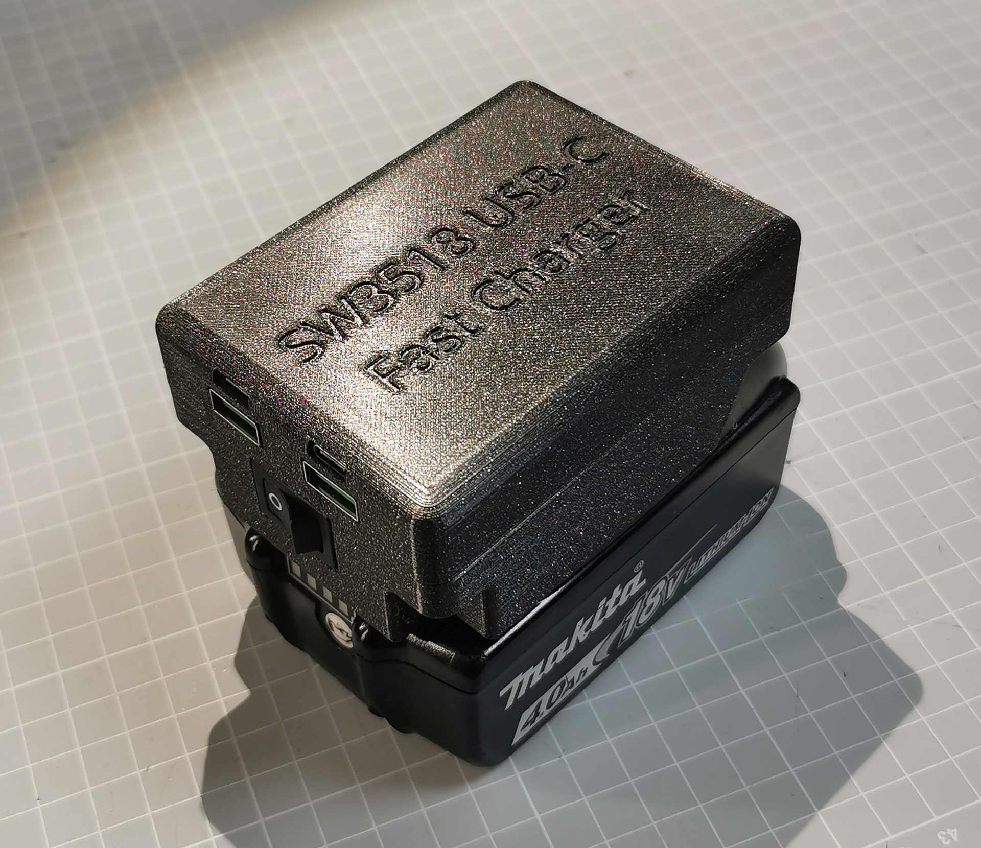 DIY 18V Makita Bosch USB-C PowerDelivery Supply PowerBank Fast Charging ...