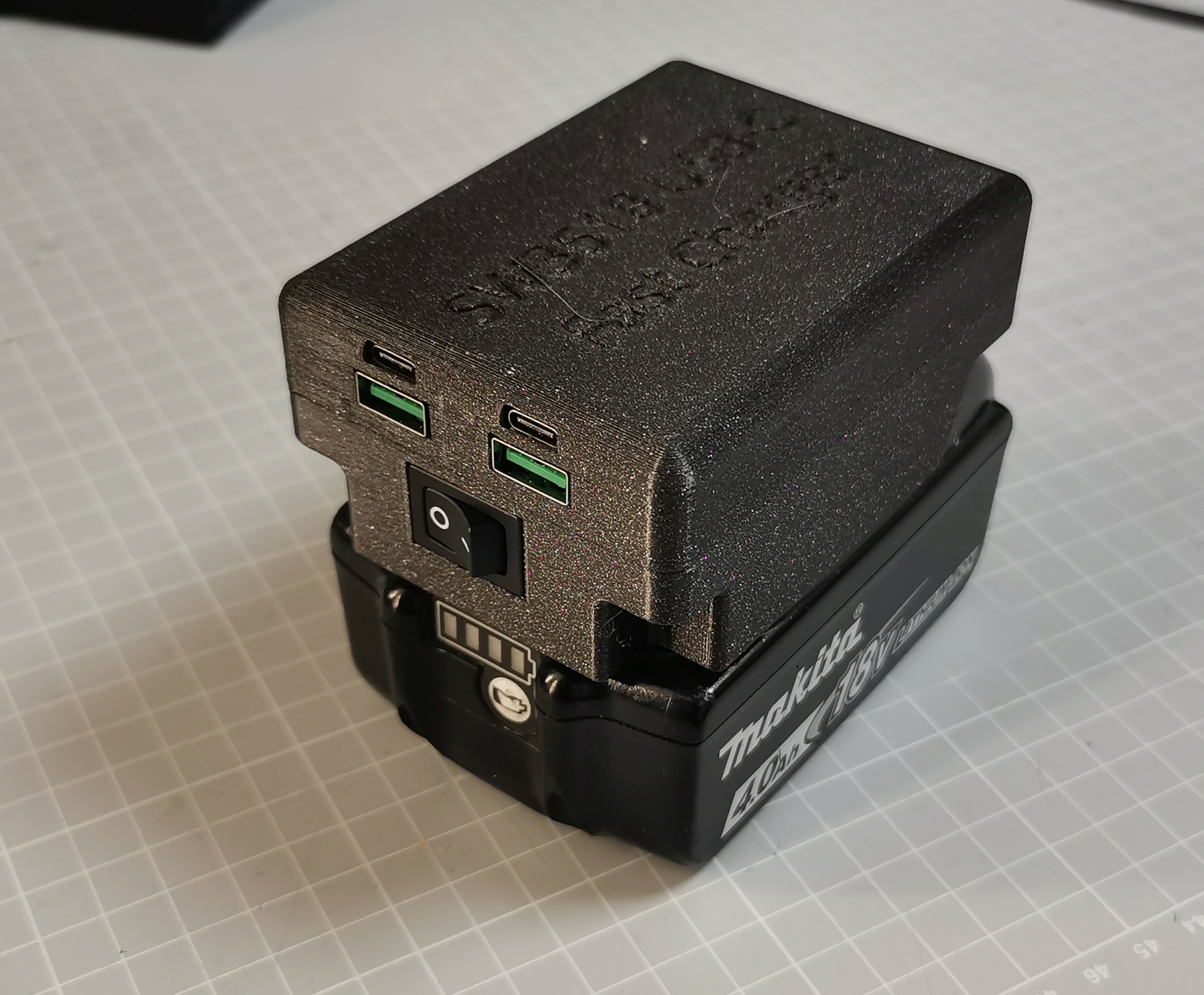 DIY 18V Makita Bosch USB-C PowerDelivery Supply PowerBank Fast Charging ...