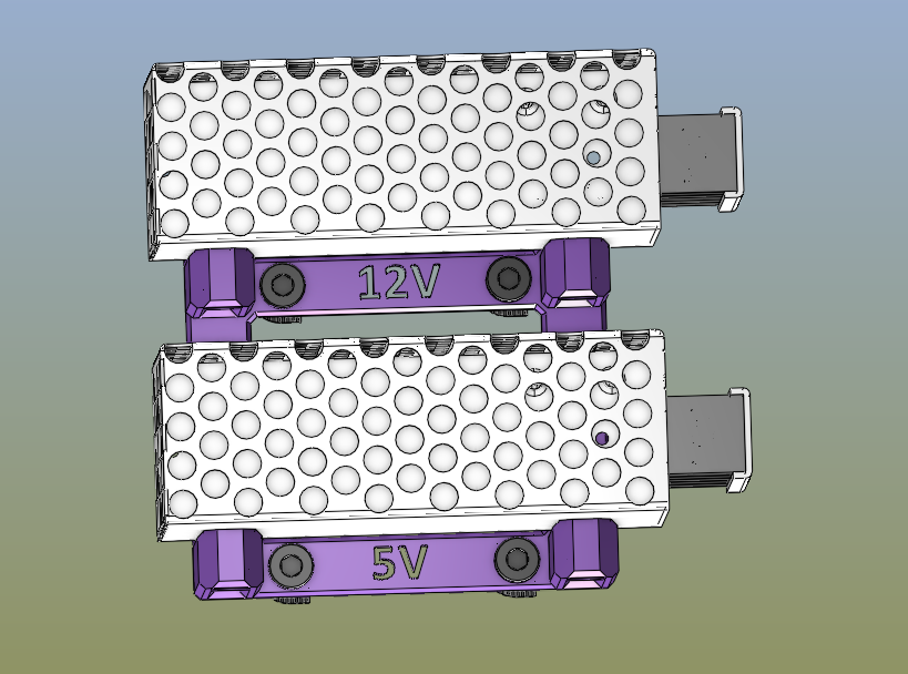 meanwell 5V/12V psu mount by DJ_Designs | Download free STL model ...