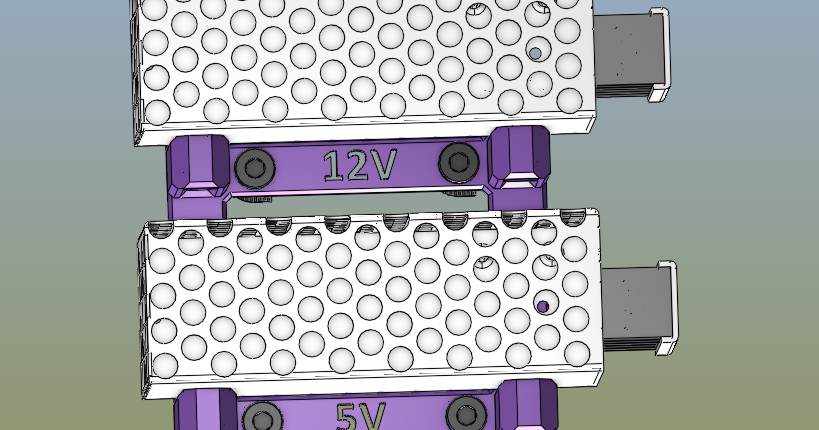 meanwell 5V/12V psu mount by DJ_Designs | Download free STL model ...