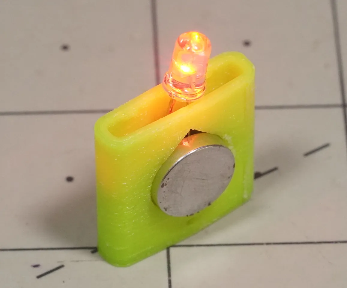 LED Throwie (CR2032) by Jeremy Cook | Download free STL model ...