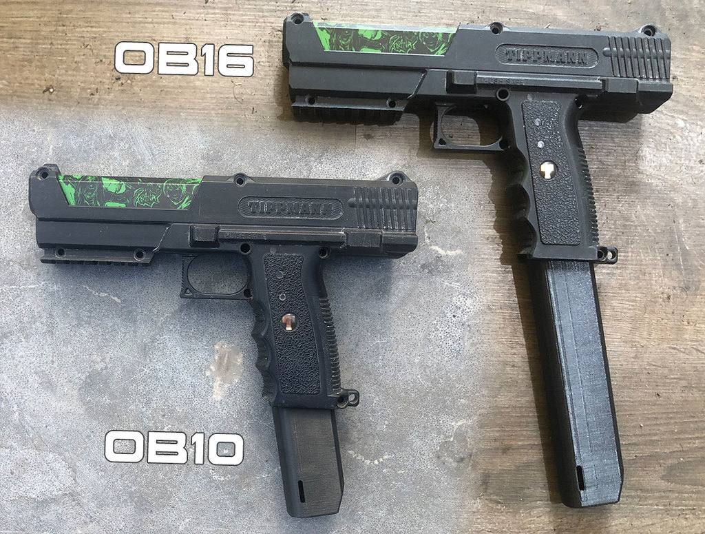 UNW OB16 mag mod on the ODDBALL PAINTBALL's OB10 v1.1 tipx mag by ...