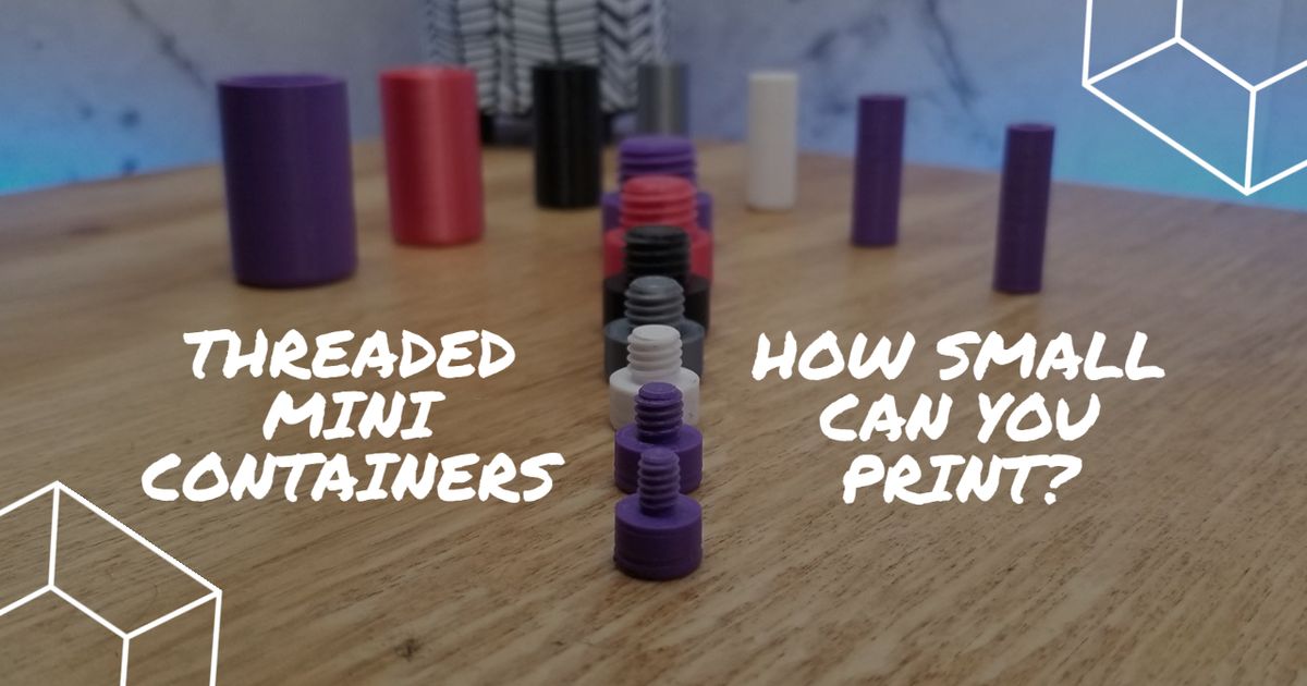 Threaded Containers von Sanford Prime | Kostenloses STL-Modell ...