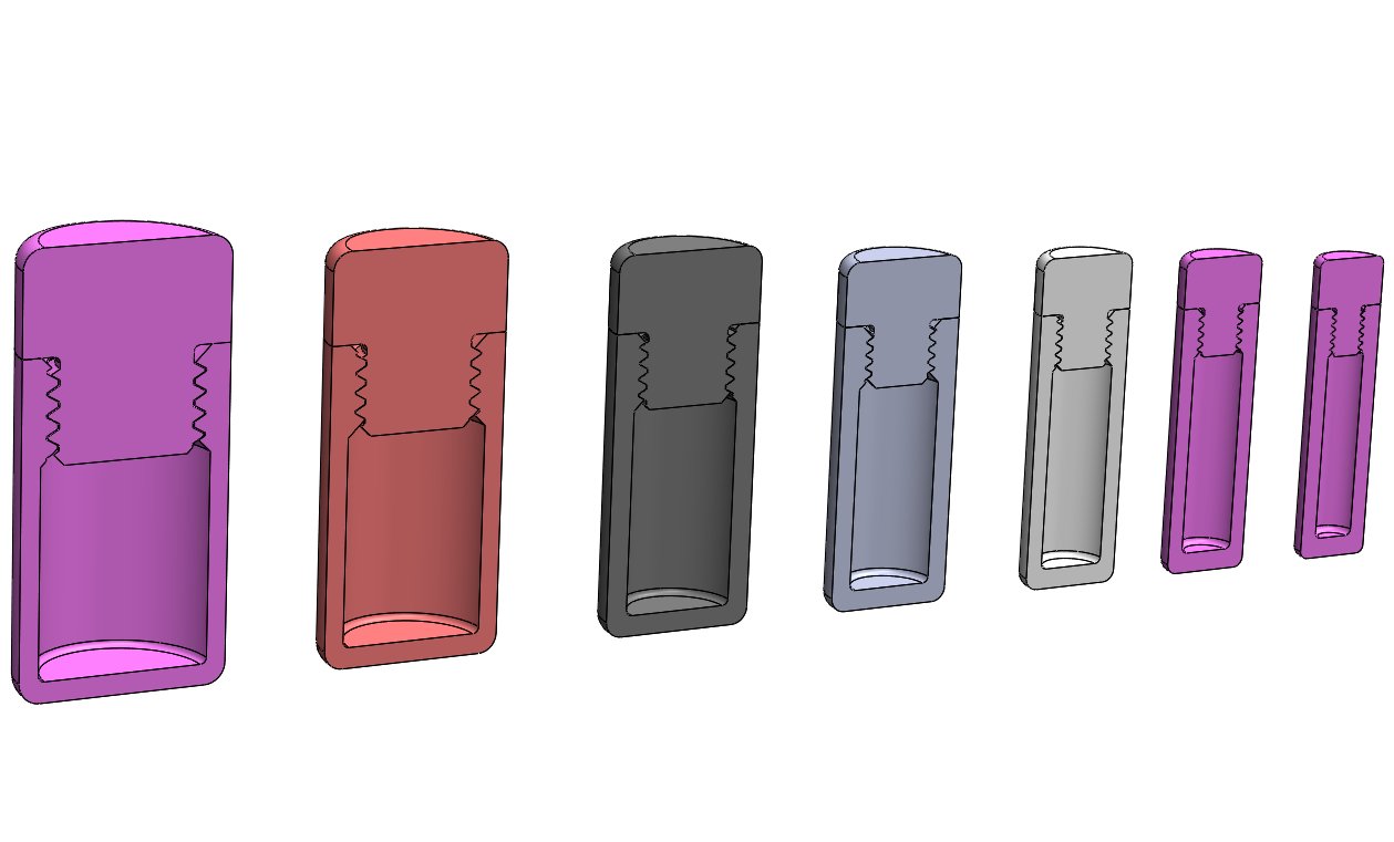 Threaded Containers von Sanford Prime | Kostenloses STL-Modell ...