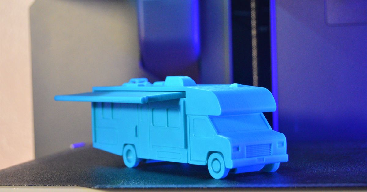 Print-In-Place Motorhome RV by WhopperPrinting | Download free STL ...