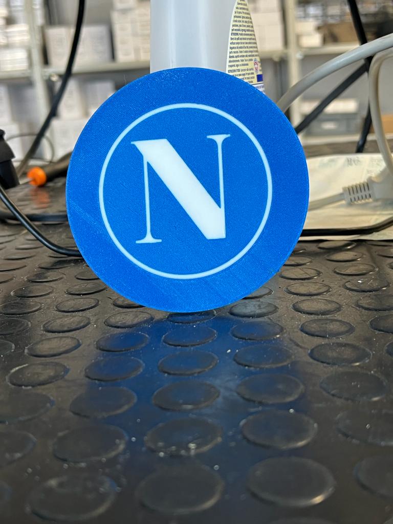 Logo napoli multicolor mmu by Ciro Lai | Download free STL model ...