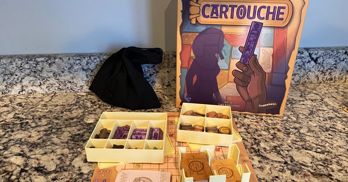 Cartouche Board Game Organizer by tjdesign | Download free STL model ...