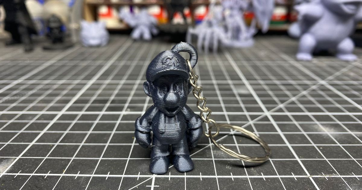 Super Mario Keychain #2 by Nazukao | Download free STL model ...