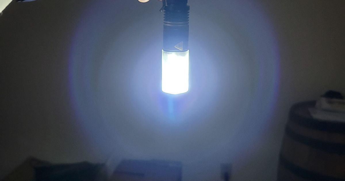 Generic Flashlight Diffuser Screen by Scotty7642 | Download free STL ...