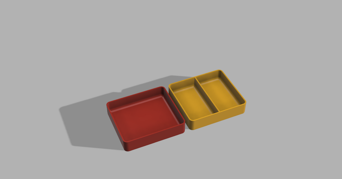 Small tray options for my tray stacker by Matt | Download free STL ...