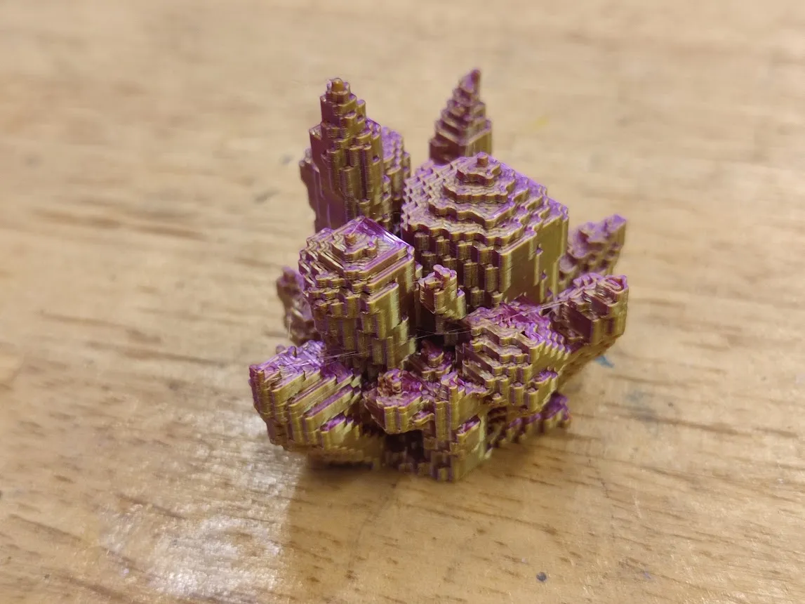 Volxelised crystal cluster by zion | Download free STL model ...