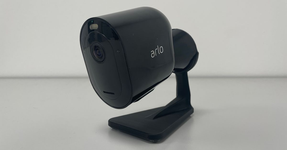 ARLO Pro 4 stand for original magnet bracket von Guschtl | Kostenloses ...