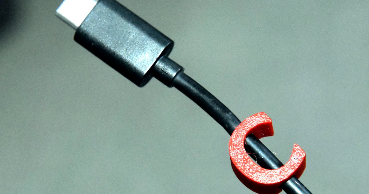 Cable sign for USB-C by syumijin | Download free STL model | Printables.com