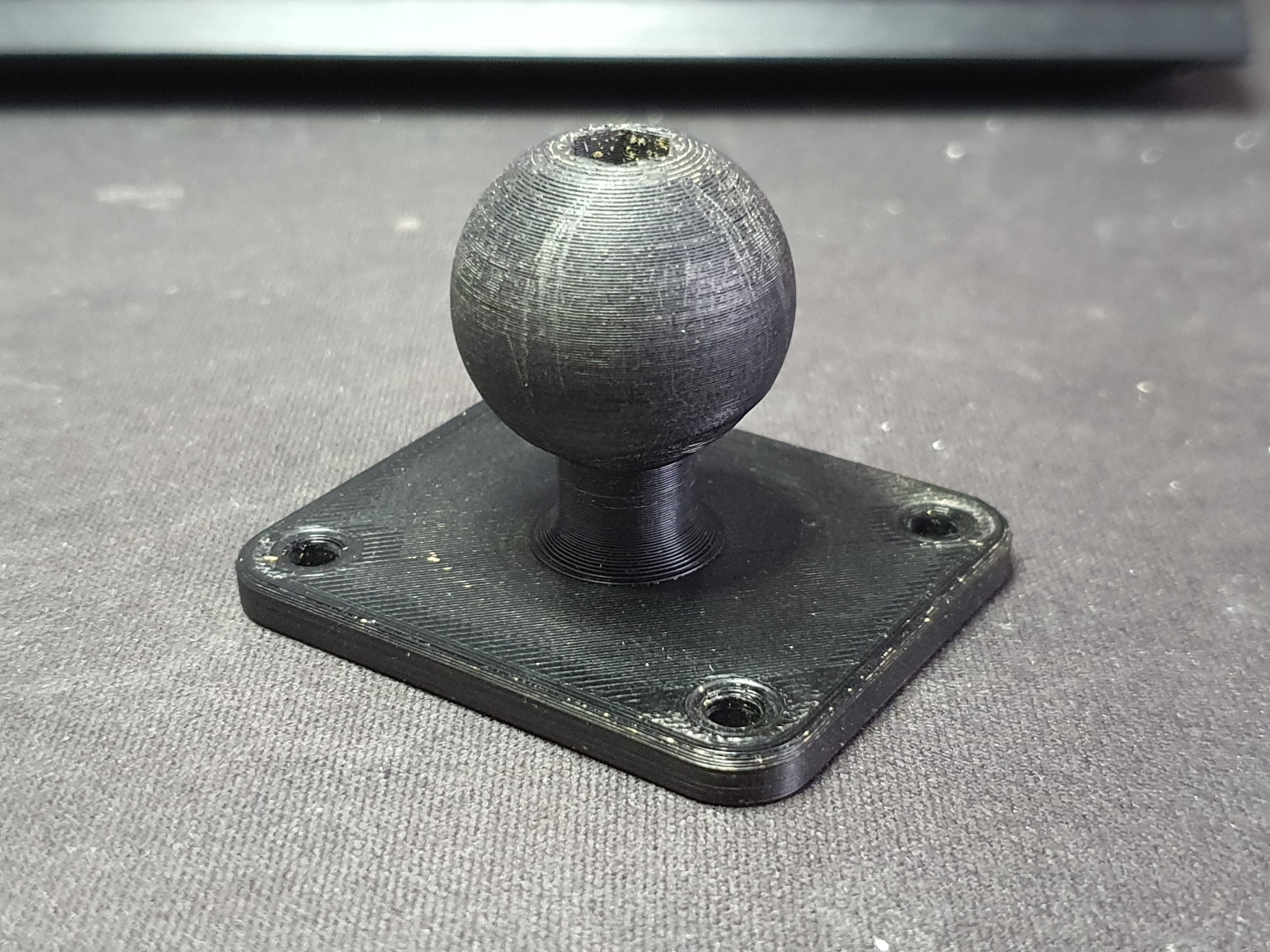 RAM Mount Compatible Ball Adapter with AMPS Plate - B Size by MikkoP ...