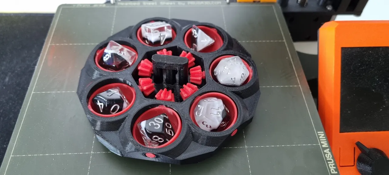 7 Dice Geared Box by Fallen | Download free STL model | Printables.com