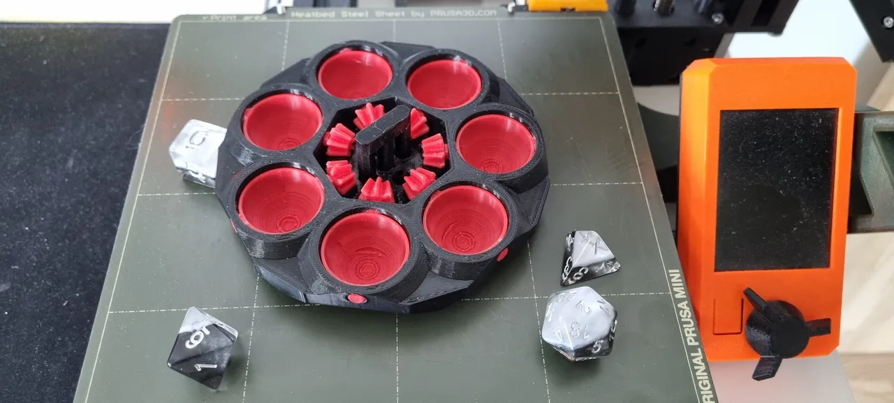 7 Dice Geared Box by Fallen | Download free STL model | Printables.com