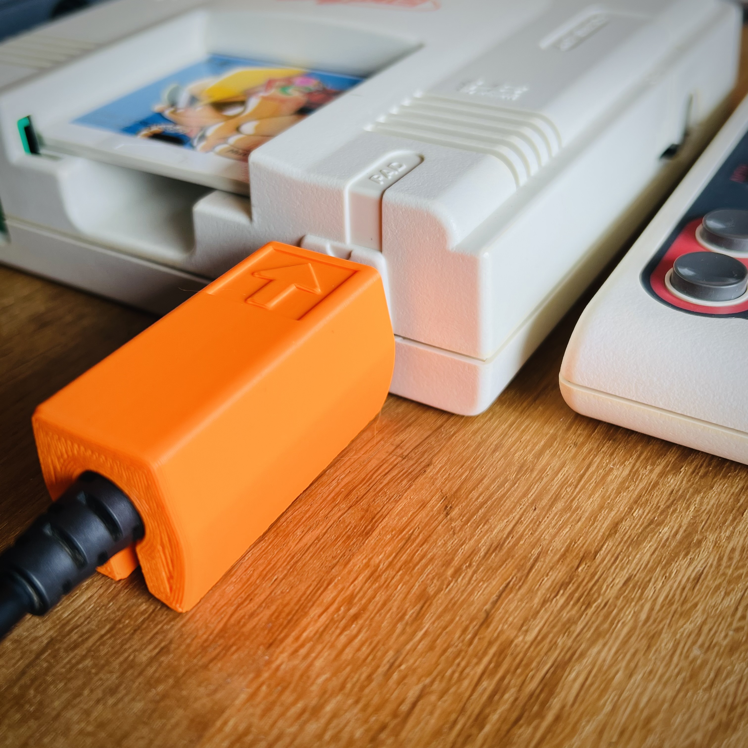 PC-Engine Controller Plug Strain Reliefer by pyxelyzer | Download free ...