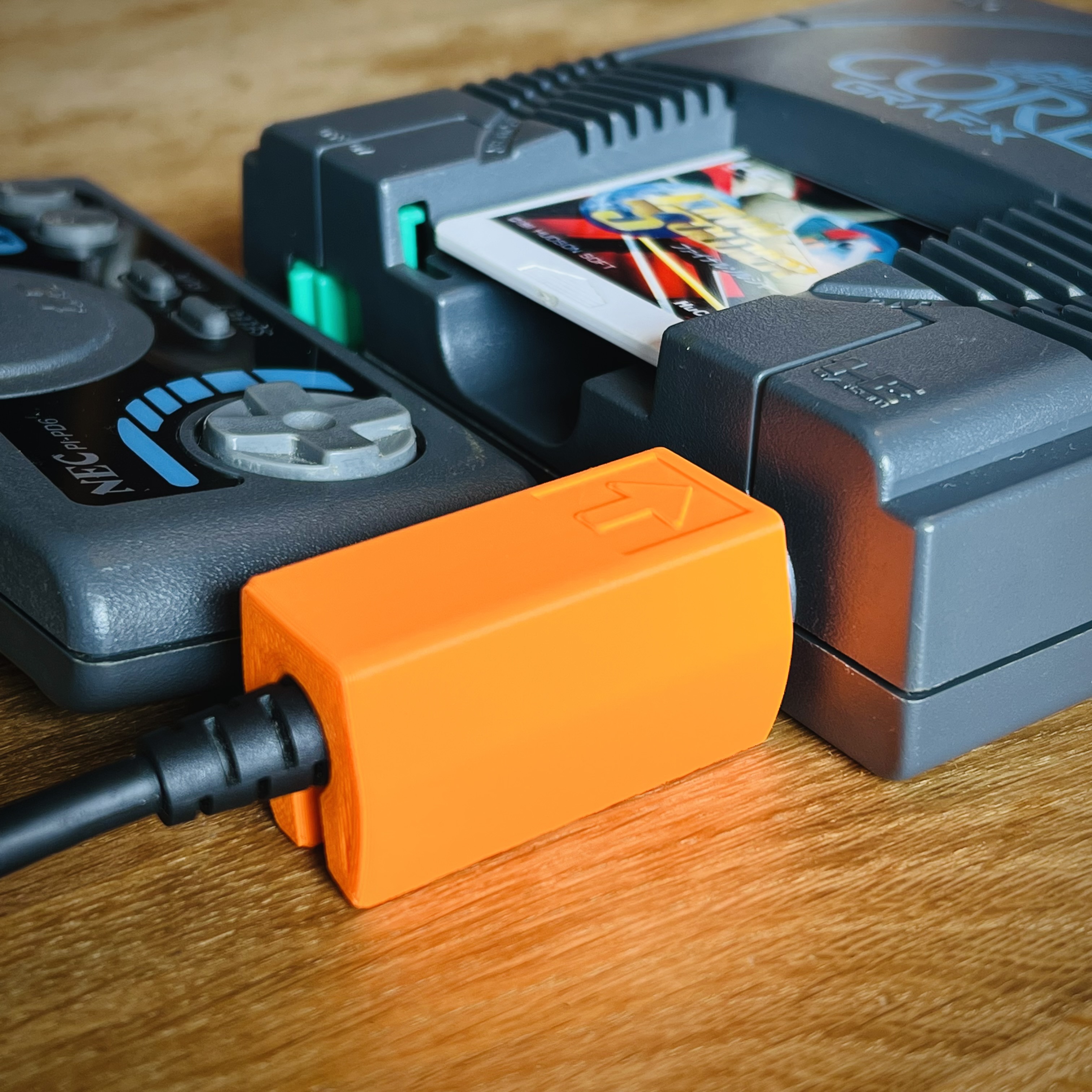 PC-Engine Controller Plug Strain Reliefer by pyxelyzer | Download free ...