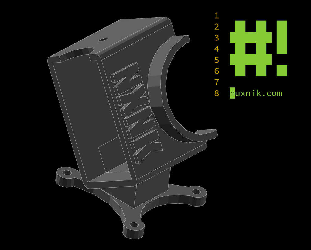 Geprc Mark4 Xiaomi Mijia 4k Mount by nuxnik | Download free STL model ...