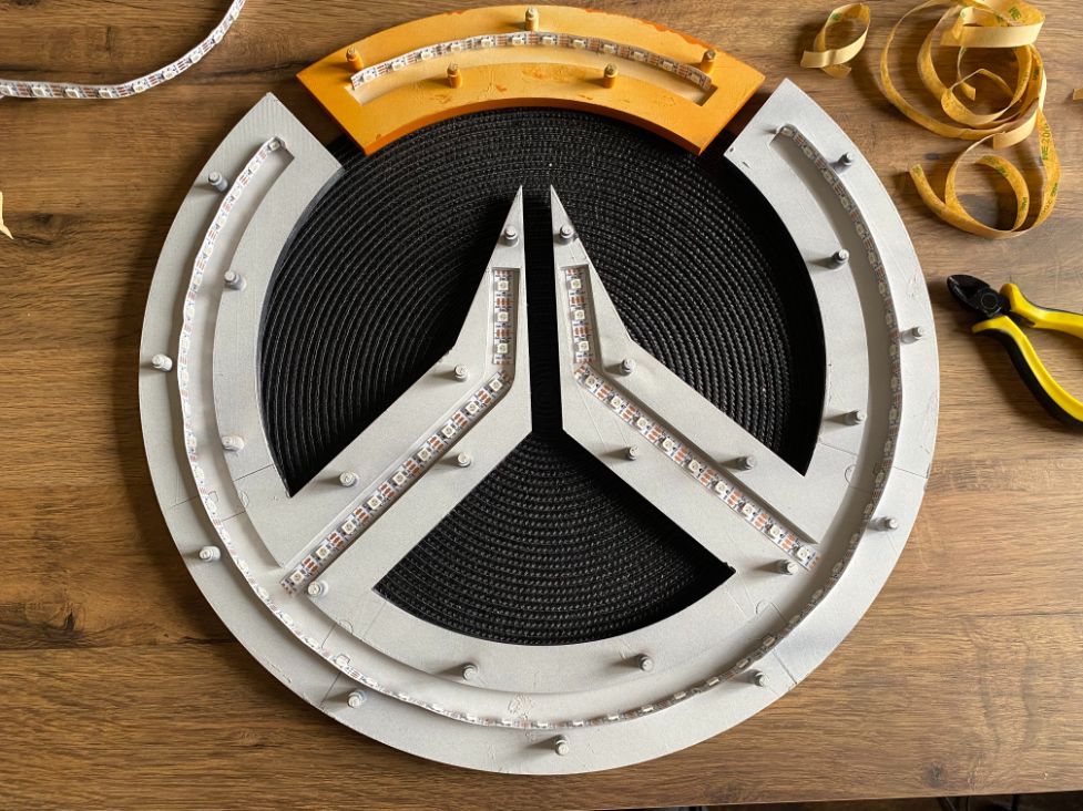 Overwatch Wall Light by RealBadDad | Download free STL model ...