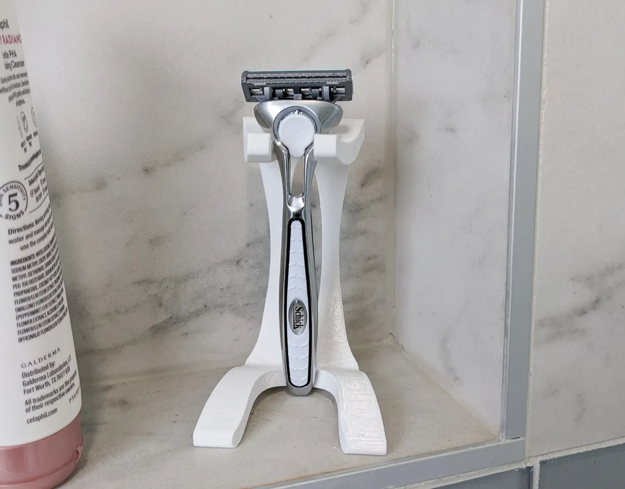 Razor Stand - modded for contoured handles by Steve DeGroof | Download ...