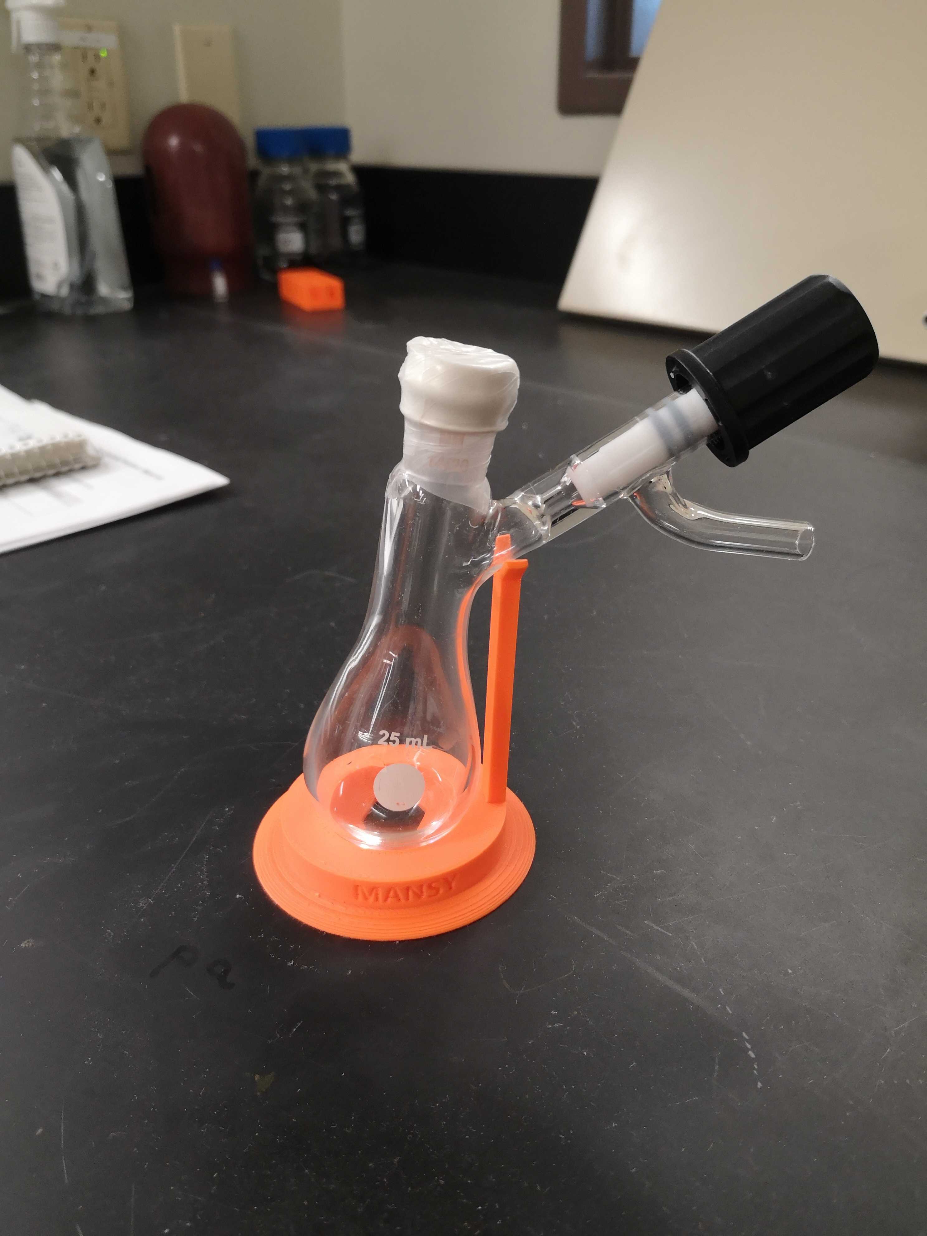 Schlenk flask holder by Serge Nader | Download free STL model ...