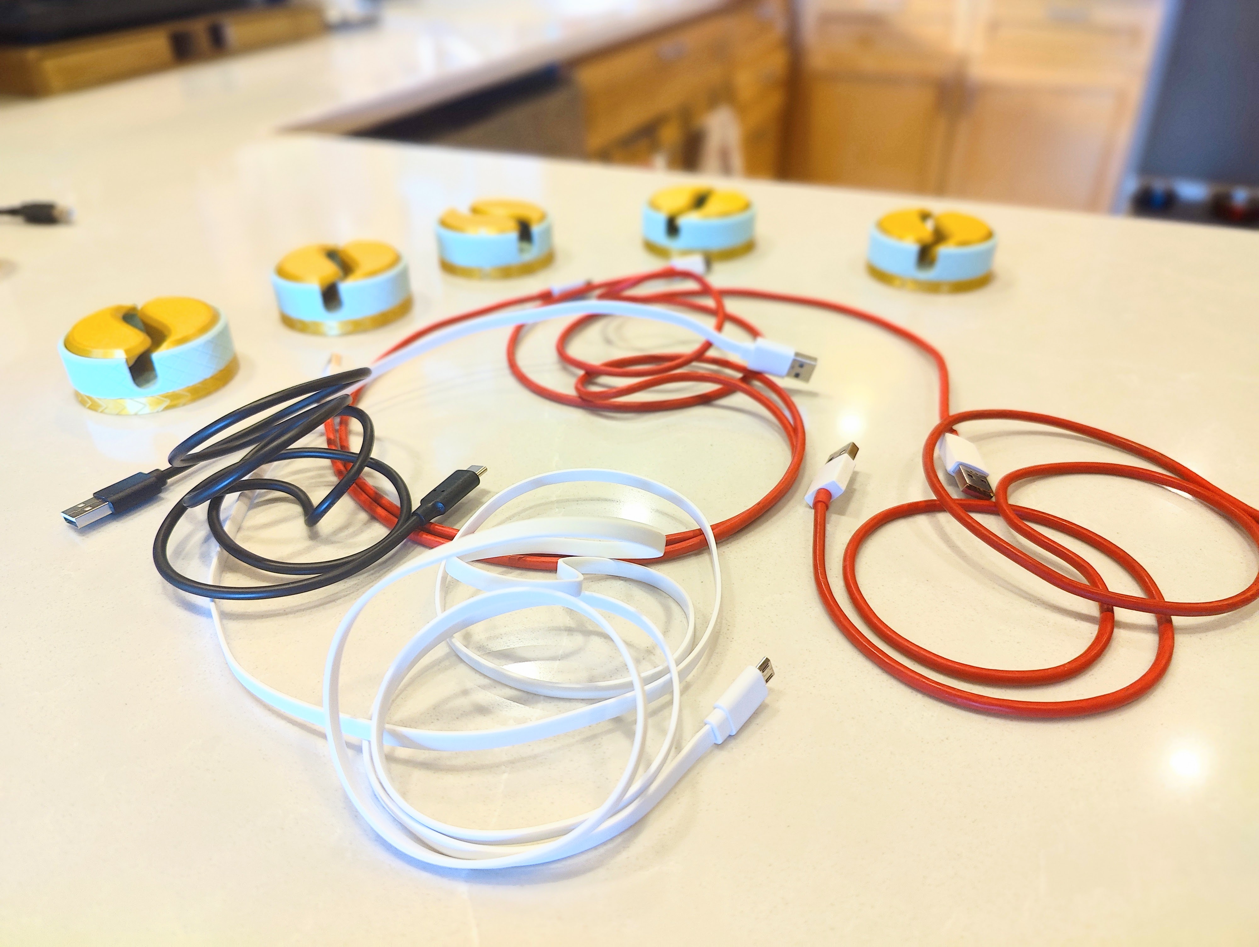 Stackable Cable/Cord Winder Organizer by Joshed | Download free STL ...