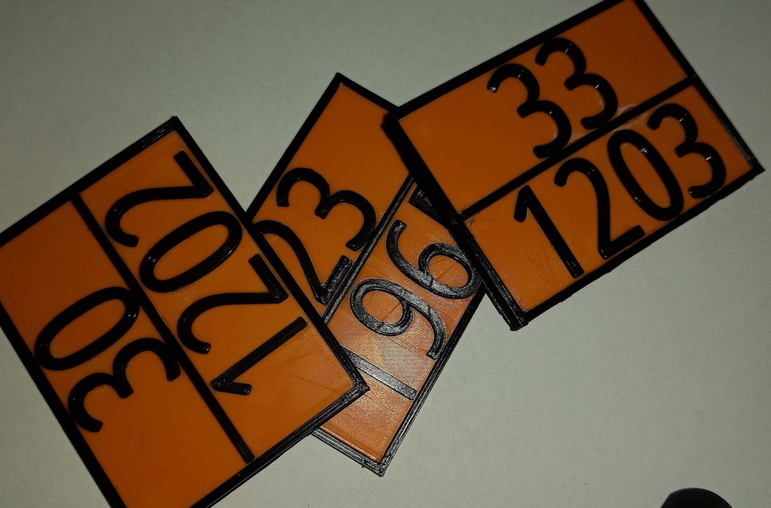 Kemler kód a UN kód by Lukáš Toman | Download free STL model ...