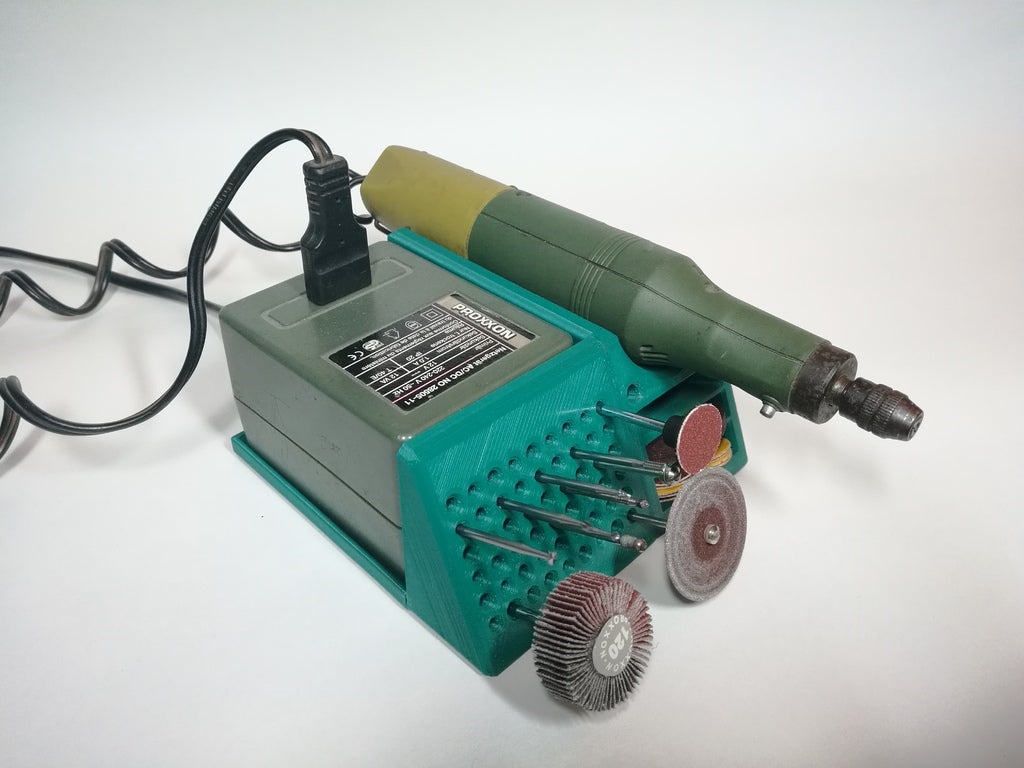 Proxxon Tool and Power Supply Holder by TheGreenMamba | Download free ...