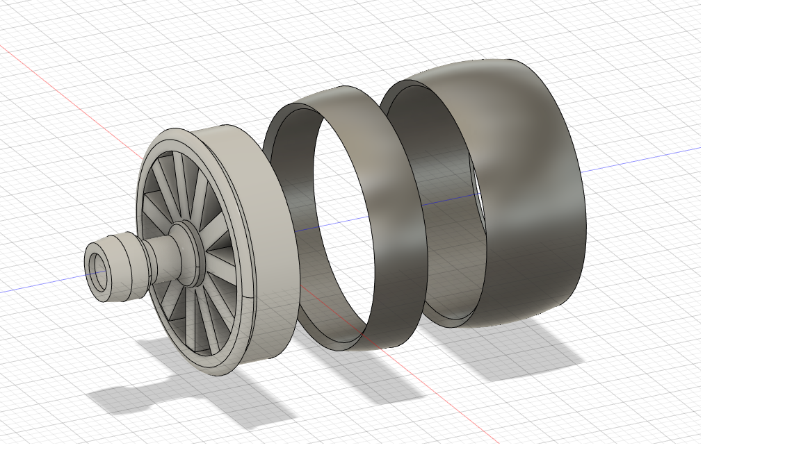 Siemens vacuum cleaner replacement wheel (rim + tire) by mad3d ...