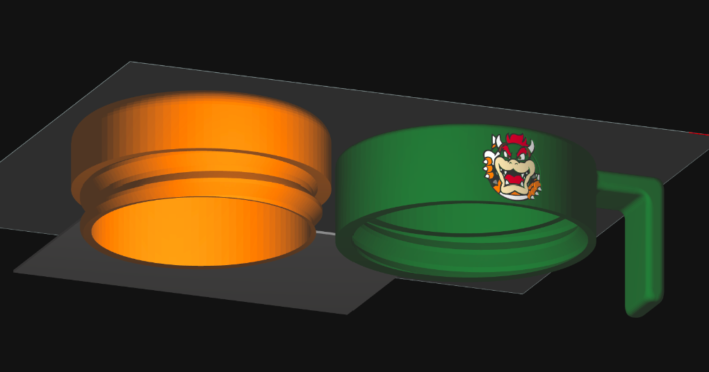 Bowser Kid's Cup Holder by Kilo Bravo | Download free STL model ...