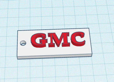 GMC keychain by FBG | Download free STL model | Printables.com