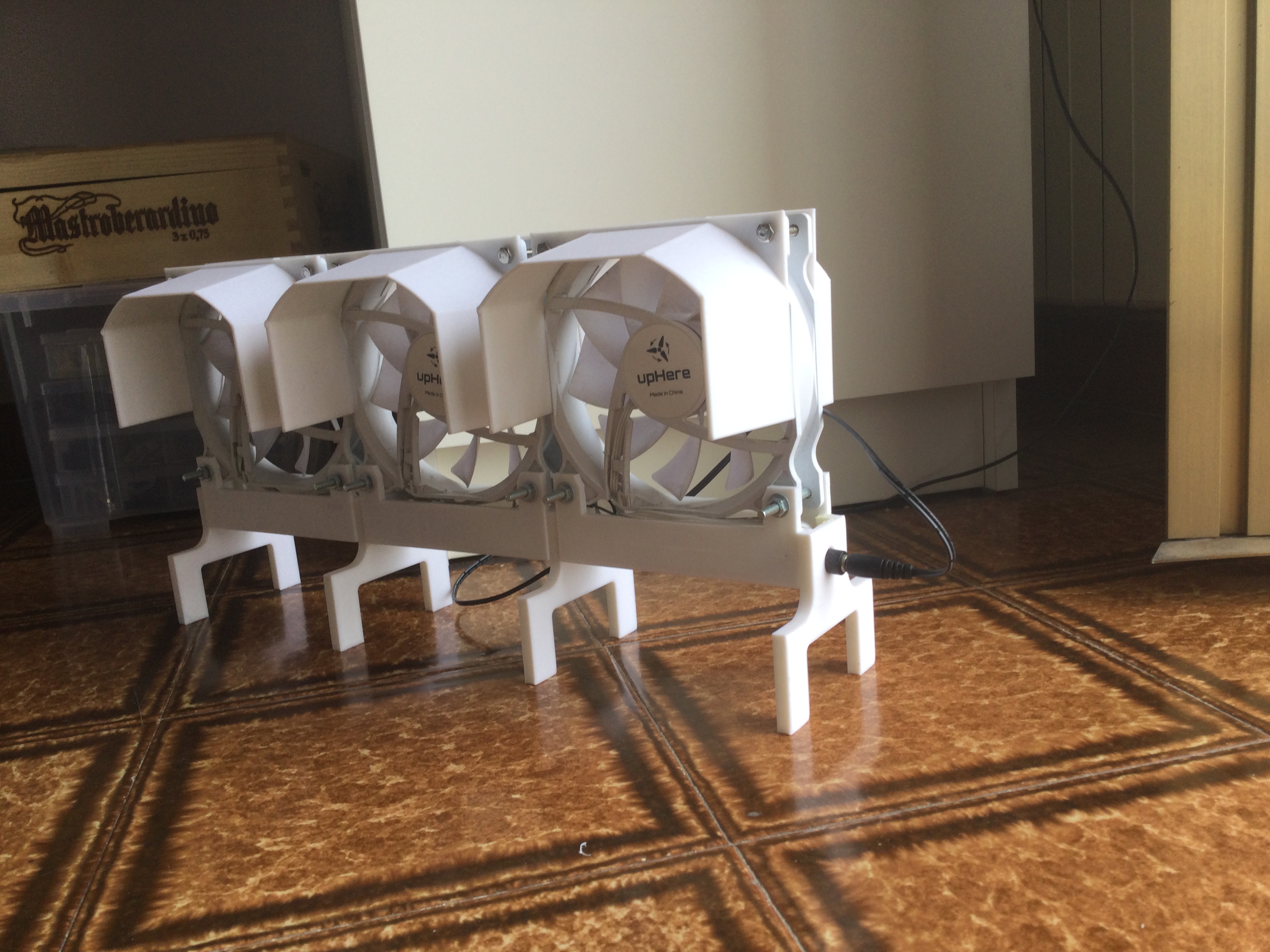 Linearly replicable 120mm cooling fan panel by Guido3D | Download free ...