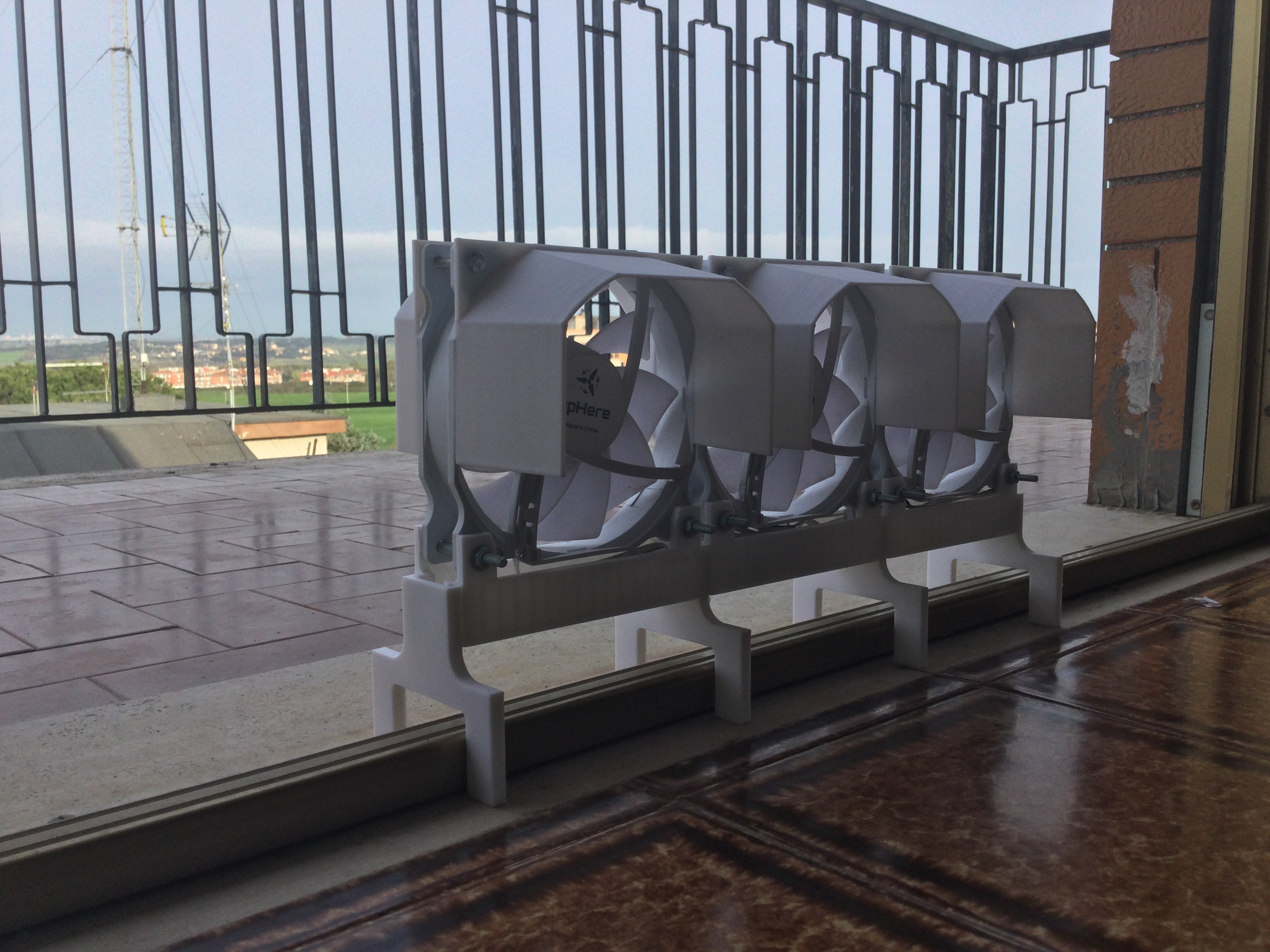 Linearly replicable 120mm cooling fan panel by Guido3D | Download free ...