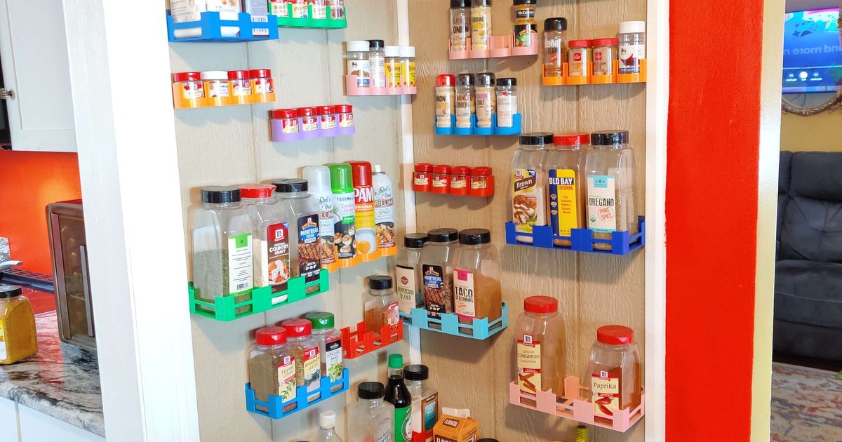 Spice Rack by Kenobi | Download free STL model | Printables.com