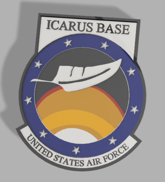 Badge SG Icarus by Alexx1810 | Download free STL model | Printables.com