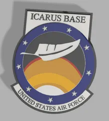 Icarus Logo Plate by Lukas.Kammerer19 | Download free STL model ...