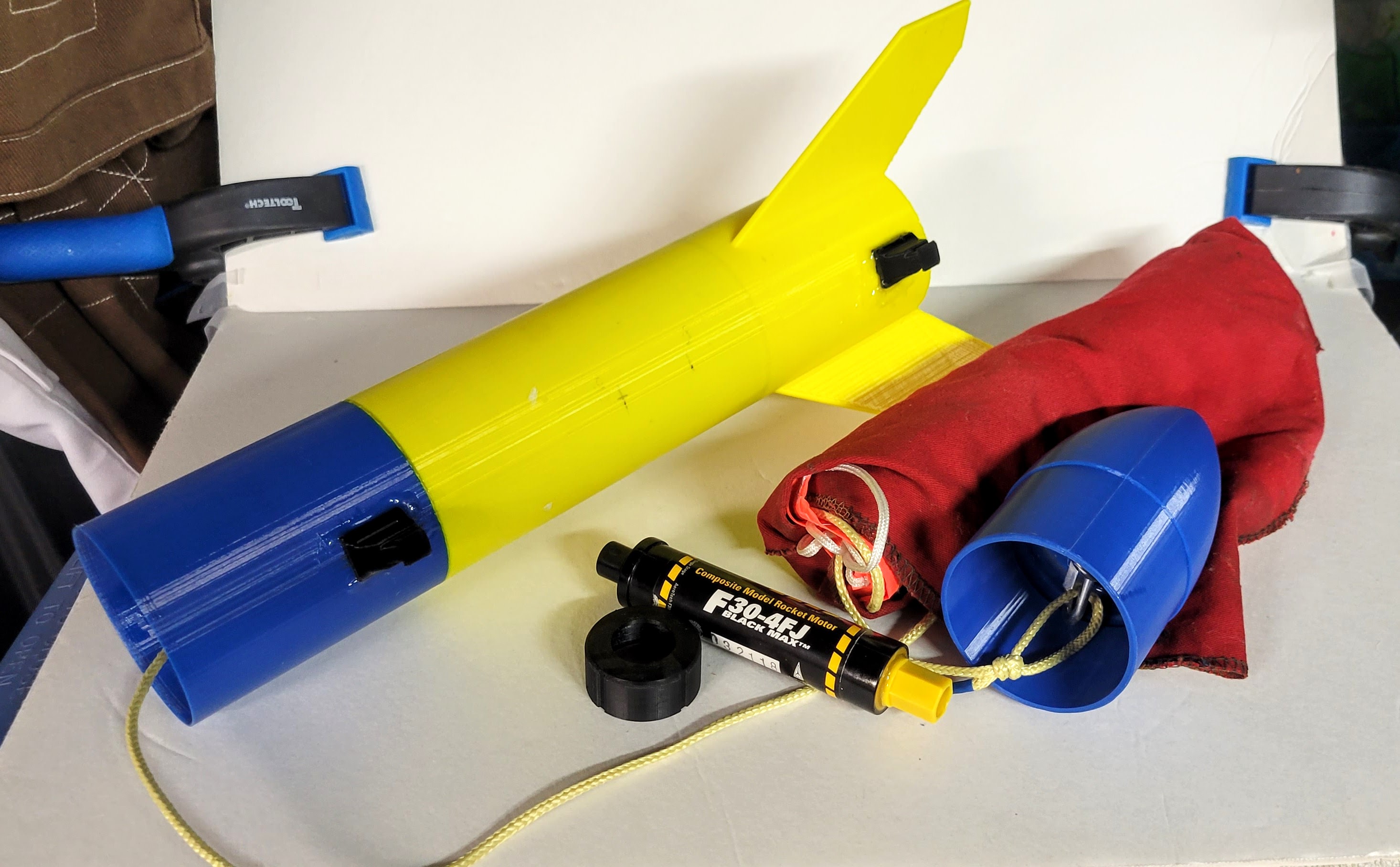 45 Centimeter Tall ROCKET 99% 3D Printed for 24mm motor by Lawrence H ...