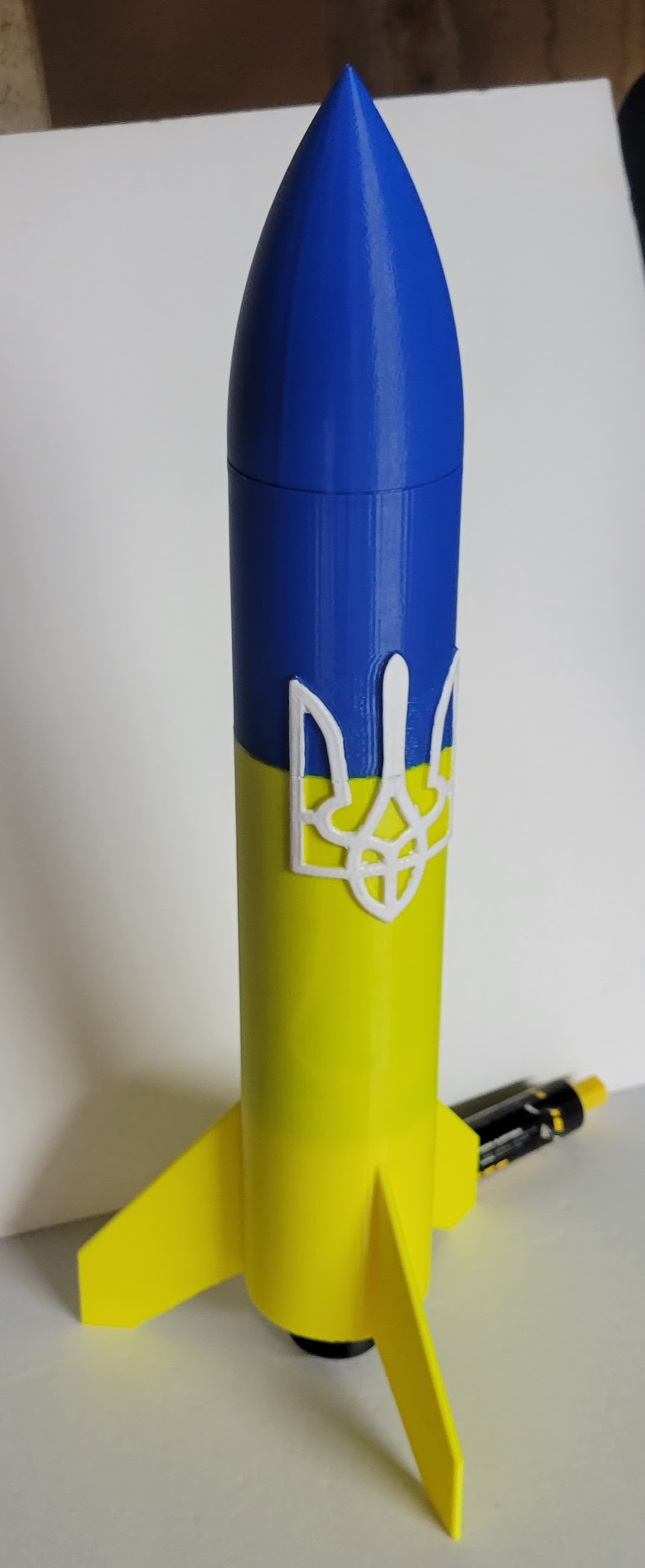 45 Centimeter Tall ROCKET 99% 3D Printed for 24mm motor by Lawrence H ...