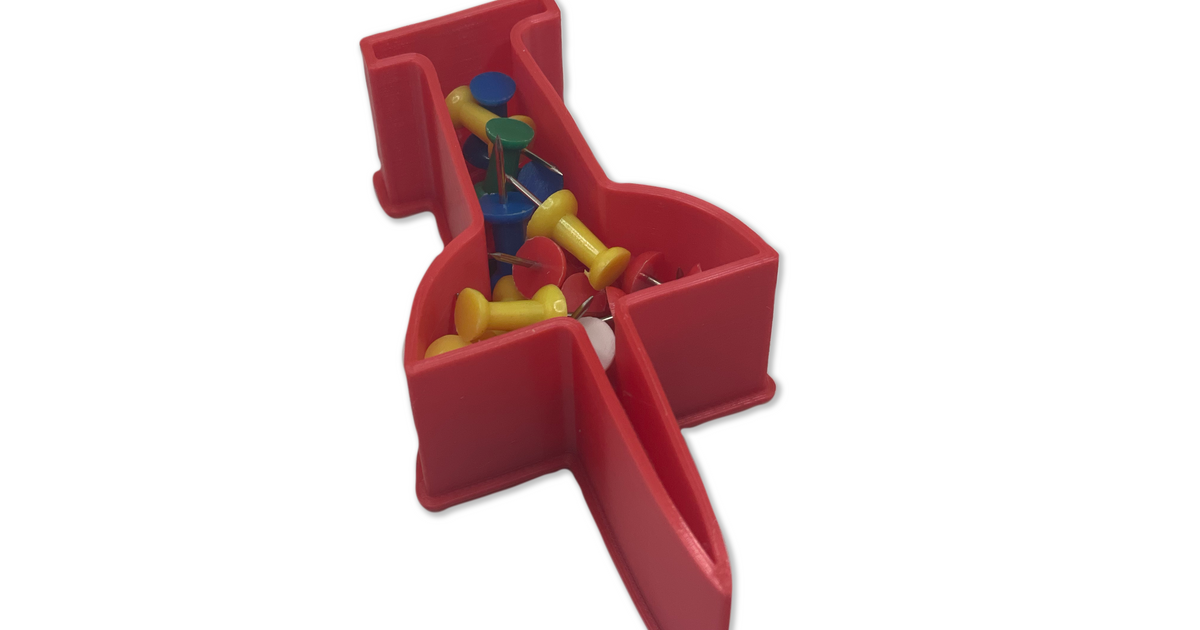 Push Pin Storage Box by automontronic | Download free STL model ...